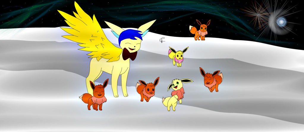eevee evolution 3 by amlli12345 on DeviantArt