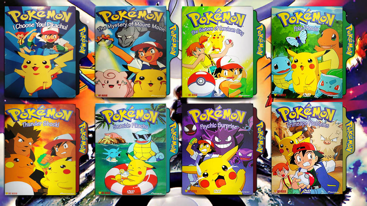 Pokemon Collection Vhs Folder Icon Part 1 by mohamedessam9546 on DeviantArt