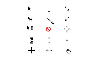 Black and Small retro pointer by juankestein on DeviantArt