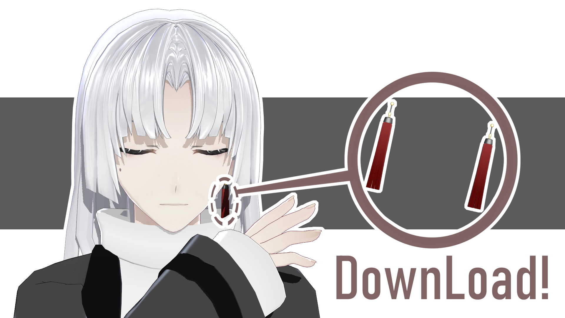 [MMD ACCESSORY DL]Simple Earrings (With Tassel) by Gin-04 on DeviantArt