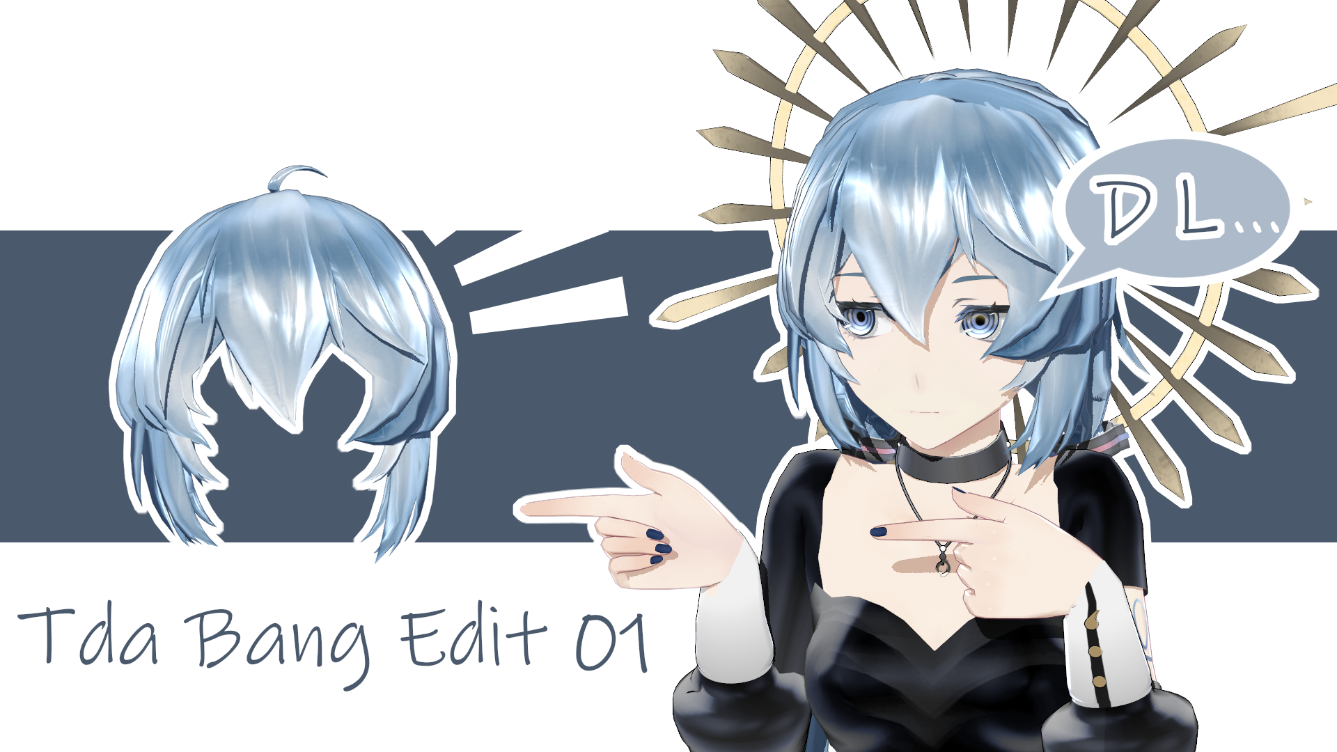 [MMD Hair DL] Tda Bangs Edit 01 by Gin-04 on DeviantArt