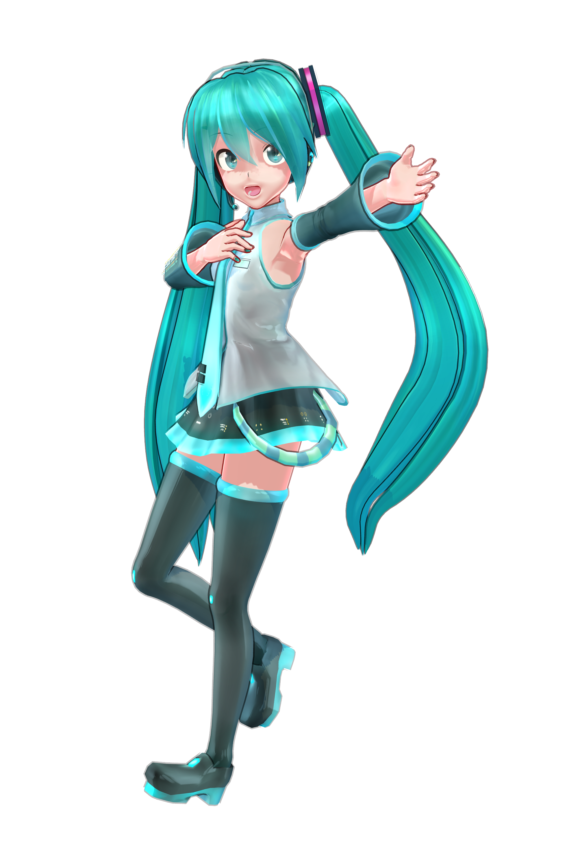 Hatsune Miku V2 boxart [ Pose DL ] by Waddah-des on DeviantArt
