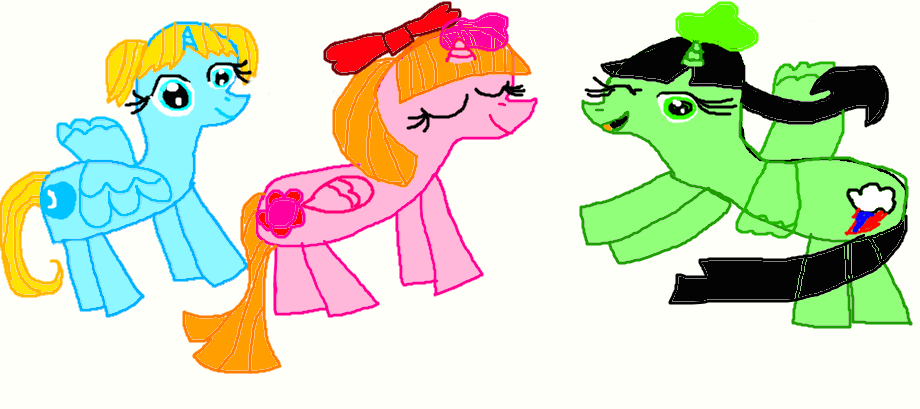 ppg as mlp by darkbrat18 on DeviantArt
