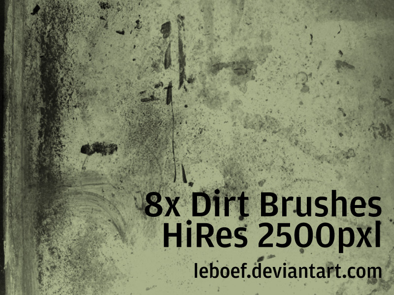 Dirt Brush Set by leboef on DeviantArt