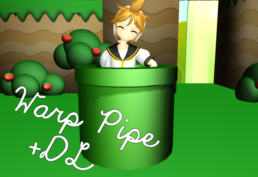 MMD - Mario Warp Pipe + DL by RoseBeri on DeviantArt