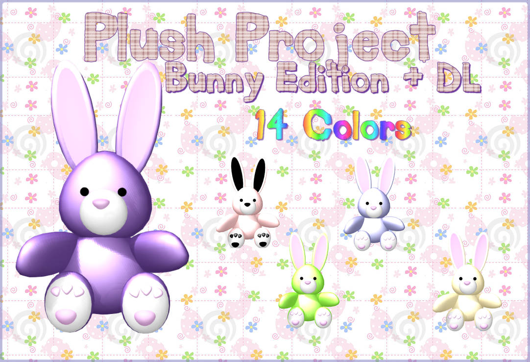 MMD - Plush Project - BUNNY + DL by RoseBeri on DeviantArt