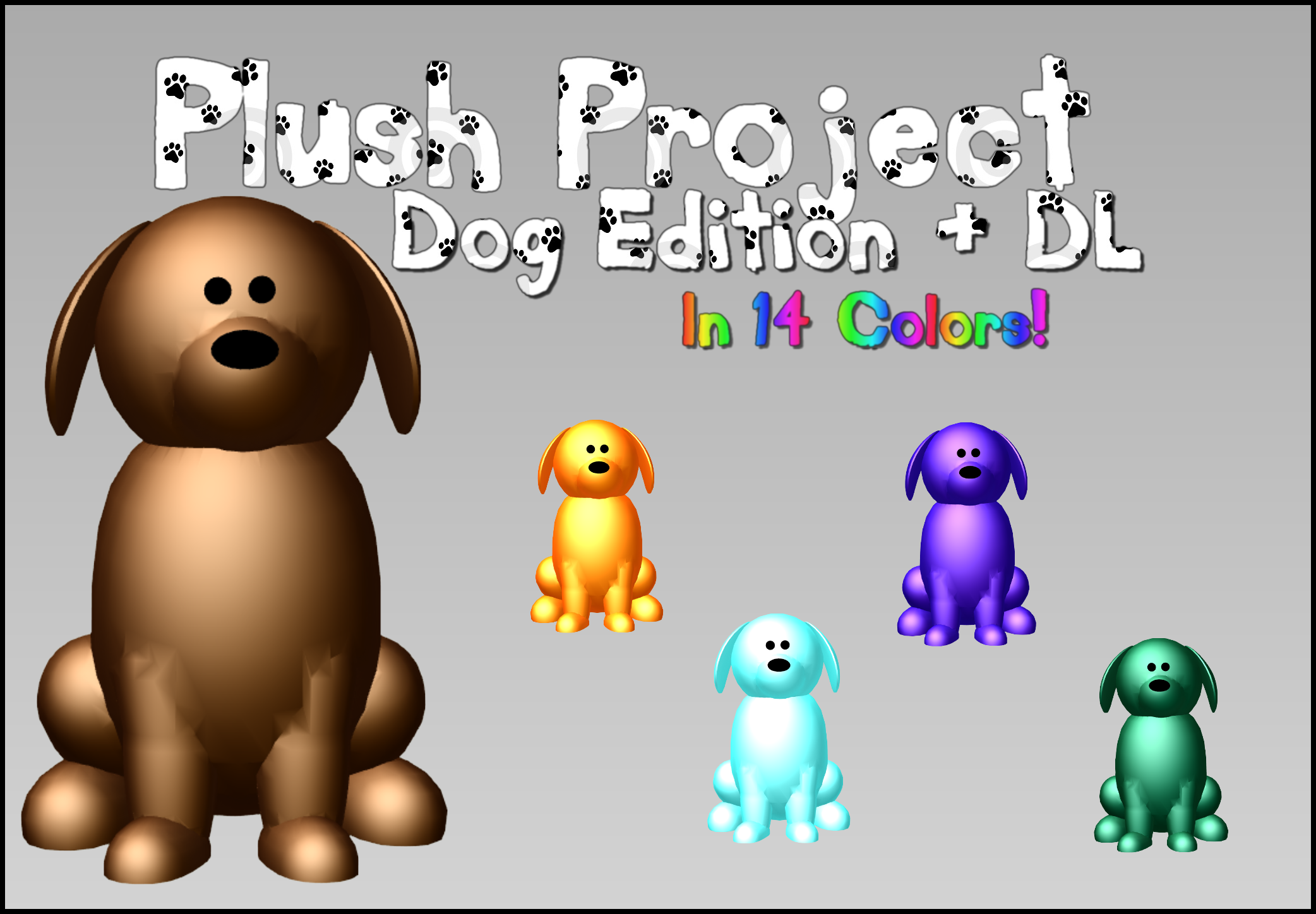 MMD - Plush Project - DOG + DL by RoseBeri on DeviantArt