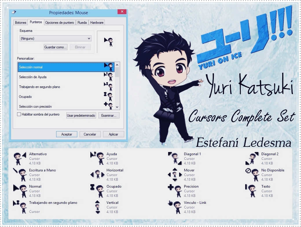 Yuri Katsuki - Cursors Complete - For Free by Estefani-Ledesma13 on ...