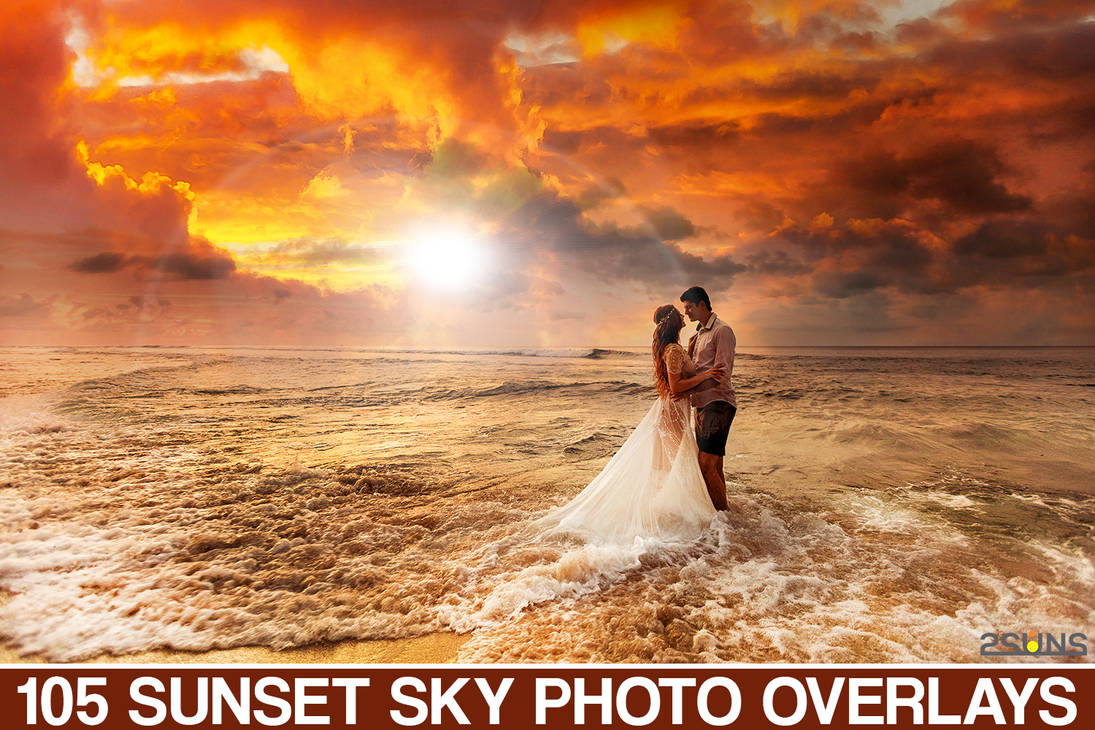 Sunset sky overlay Photoshop Blue sky Rainbow by 2SUNS1 on DeviantArt