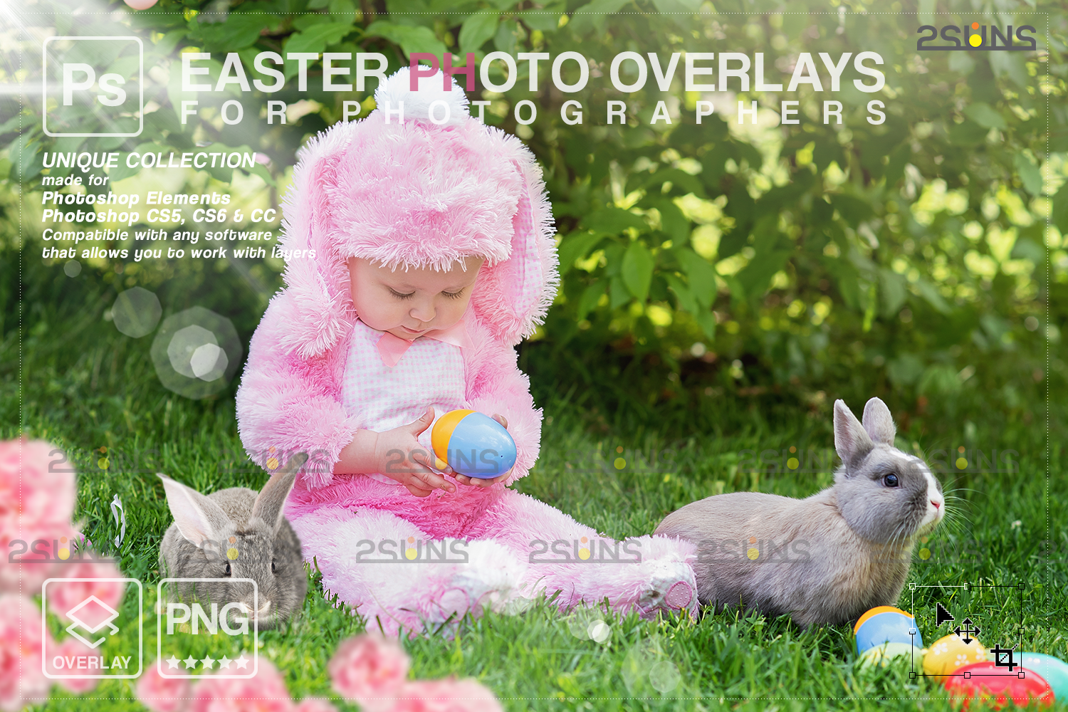 Easter bunny overlay Easter digital backdrops by 2SUNS1 on DeviantArt