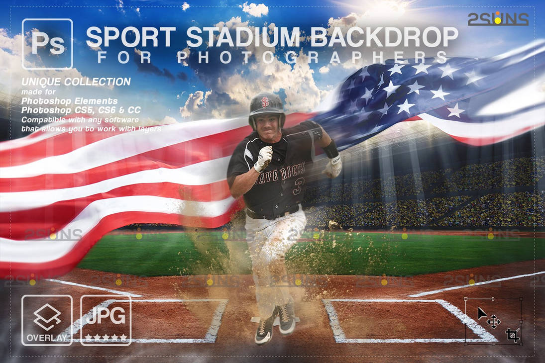 Digital Backdrop BASEBALL Sport Stadium Overlay by 2SUNS1 on DeviantArt