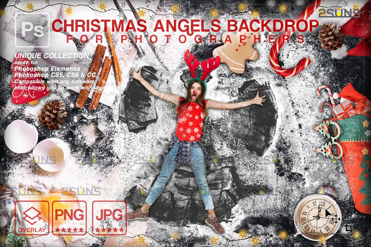 Photoshop overlays Backdrop Christmas Snow Angels by 2SUNS1 on DeviantArt