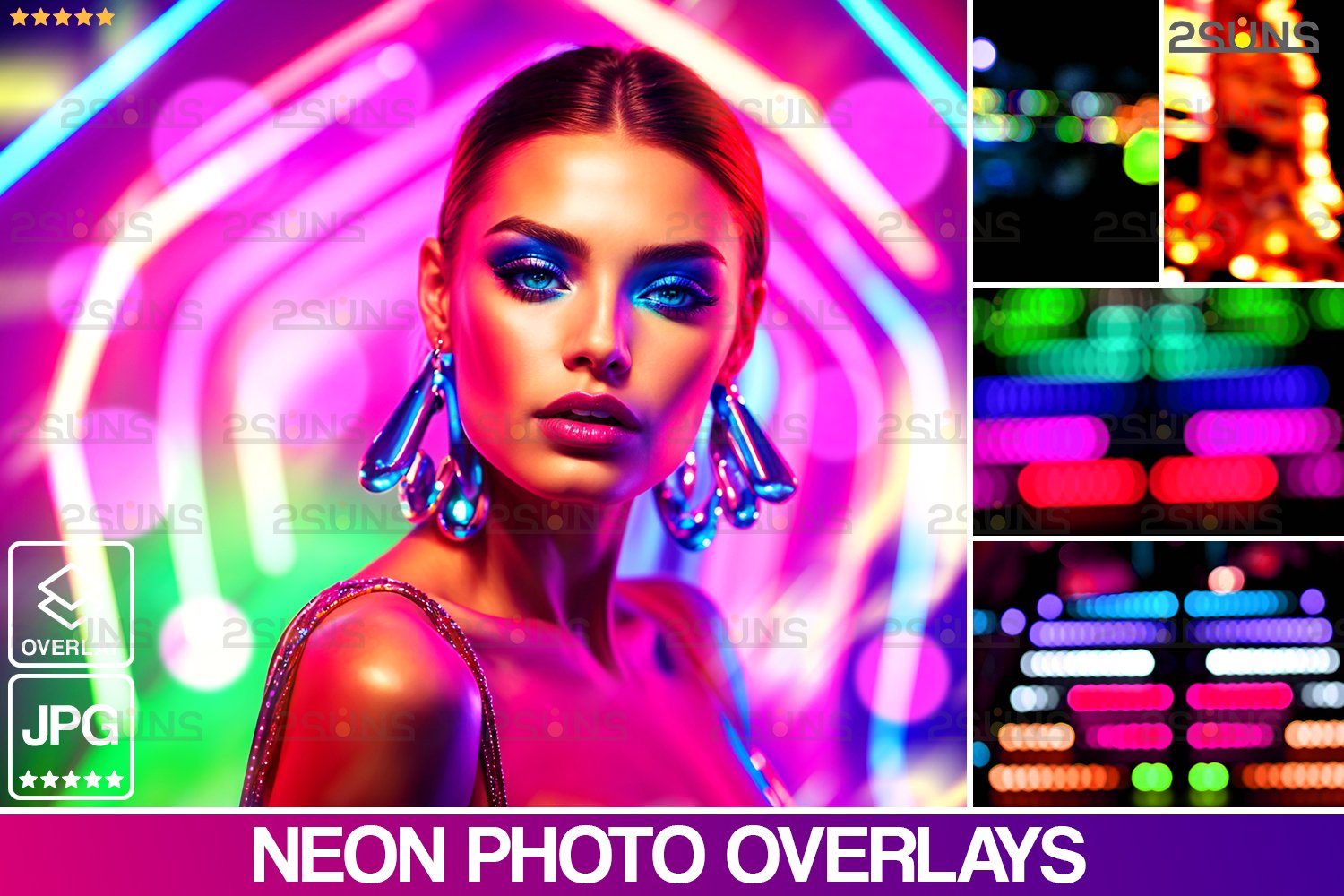 Neon overlays, Bokeh overlay, Photoshop overlays by 2SUNS1 on DeviantArt