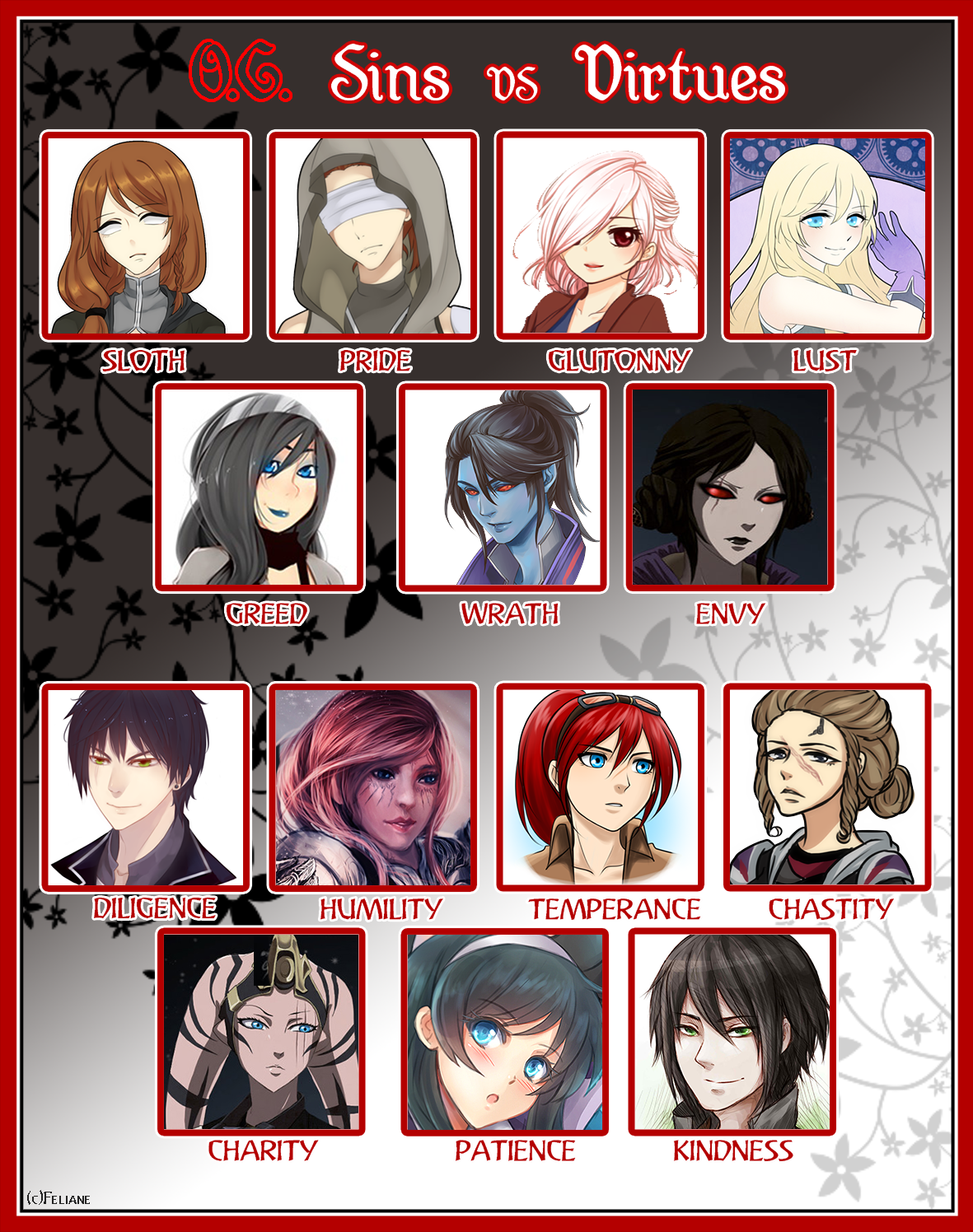 Sins and Virtues by azulann on DeviantArt