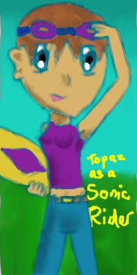 .:Topaz as a Sonic Rider:. by maxinesheela on DeviantArt