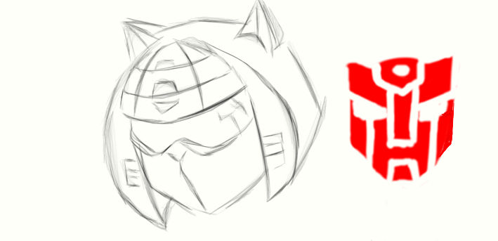 Autobot Glyph Head by TheRealSurge on DeviantArt