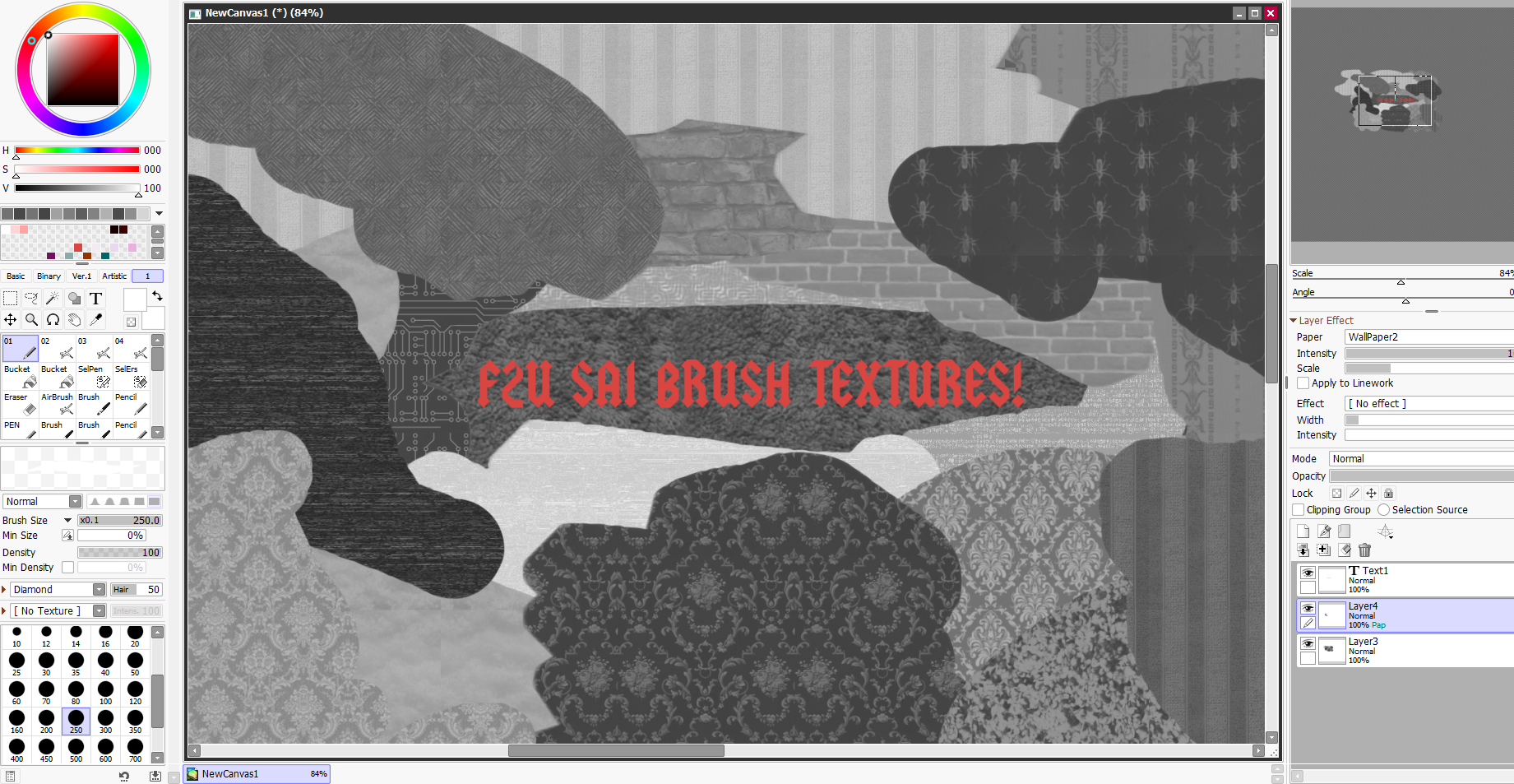F2U SAI/SAI2 BRUSH TEXTURES by HojaheukabRAH on DeviantArt