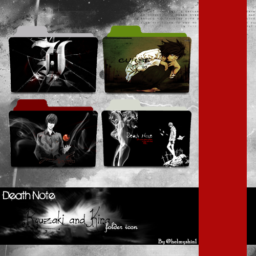 Death Note Folder Icon Pack by helmyshin1 on DeviantArt