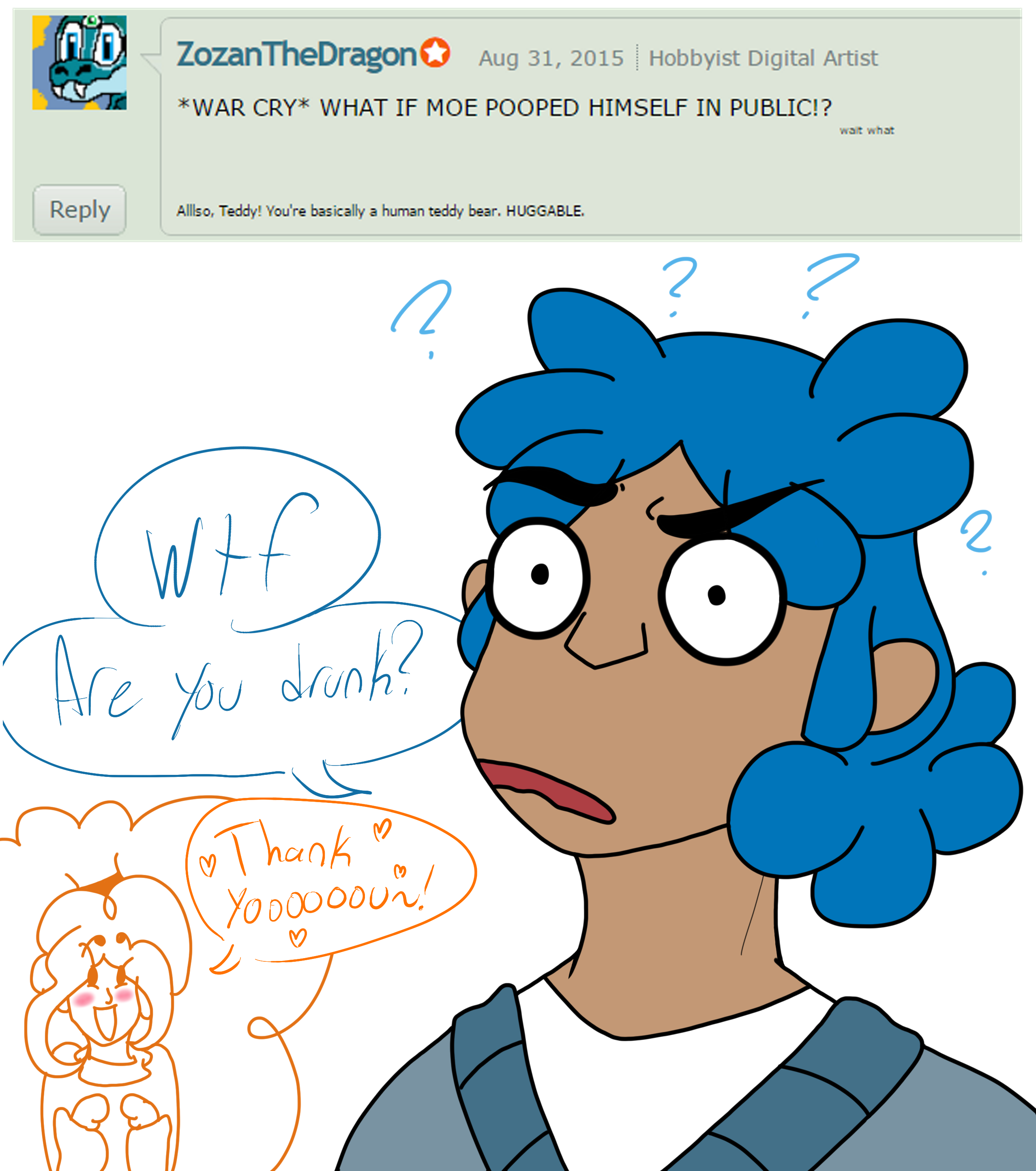 Character Embarrassment #10 by SleepyHoneyBee on DeviantArt