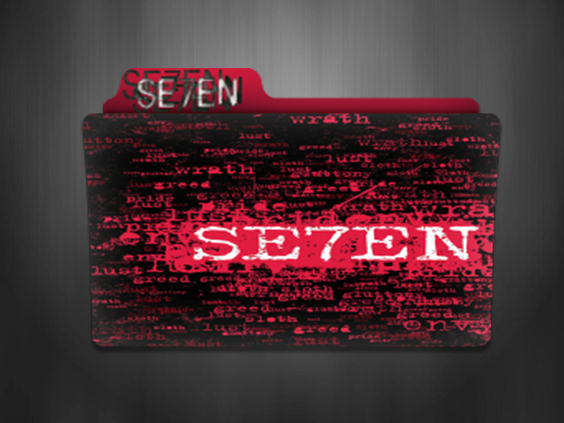 Se7en (1995) Folder Icon by cocaaaine on DeviantArt