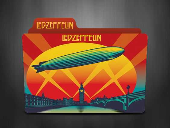 Led Zeppelin Folder Icon by cocaaaine on DeviantArt