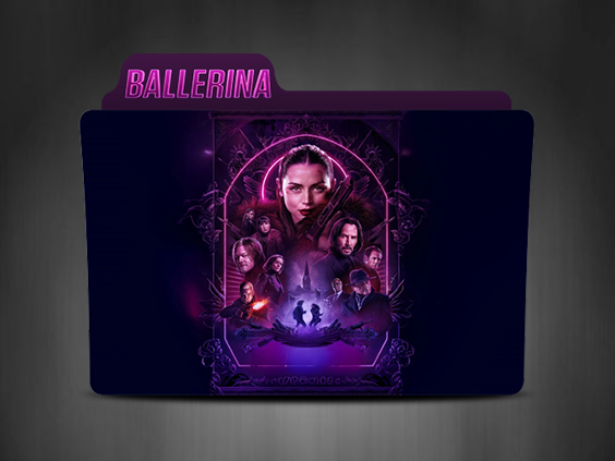 Ballerina (2025) Folder Icon by cocaaaine on DeviantArt