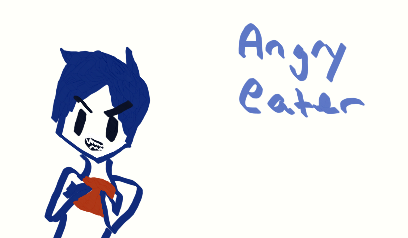 ANGRY EATER IN THE CAFETERIA by GamerNerdZ on DeviantArt