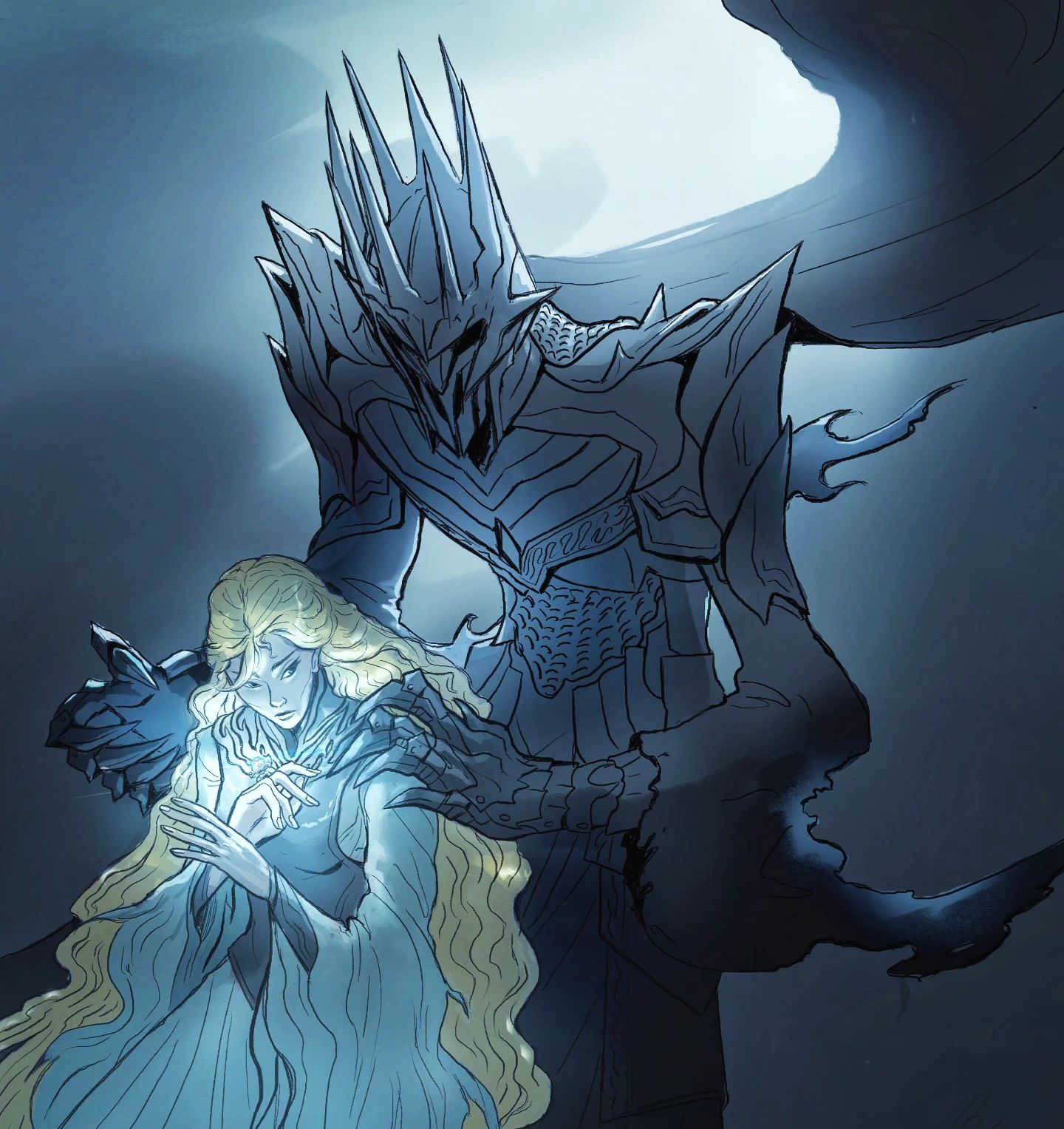 Protecting Nenya by Moontowhee on DeviantArt