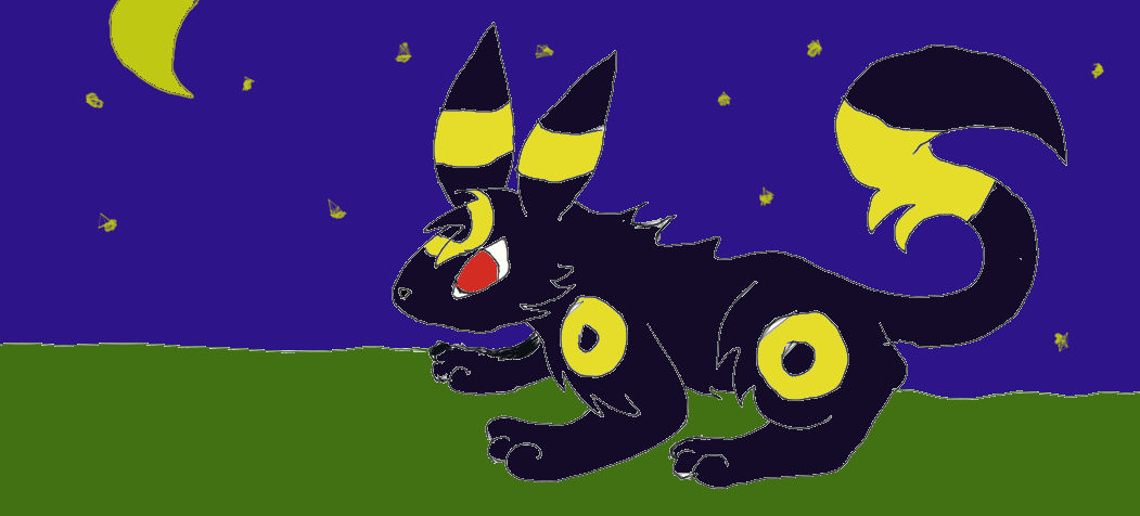 umbreon under moon light by ashleymcm on DeviantArt