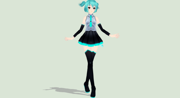 [MMD||DL] Miku Model! by Galaxy-Pandas on DeviantArt
