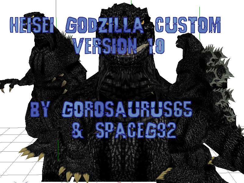 MMD Newcomer Heisei Godzilla Custom V1.0 by Gorosaurus65 on DeviantArt