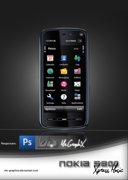 NOKIA 5800 XpressMusic DS PSD by MK-Graphics on DeviantArt