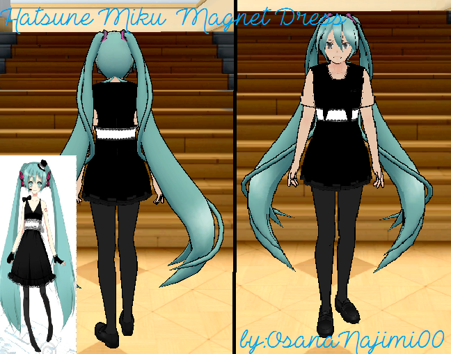 Yandere Simulator - Hatsune Miku Magnet Dress by OsanaNajimi00 on ...