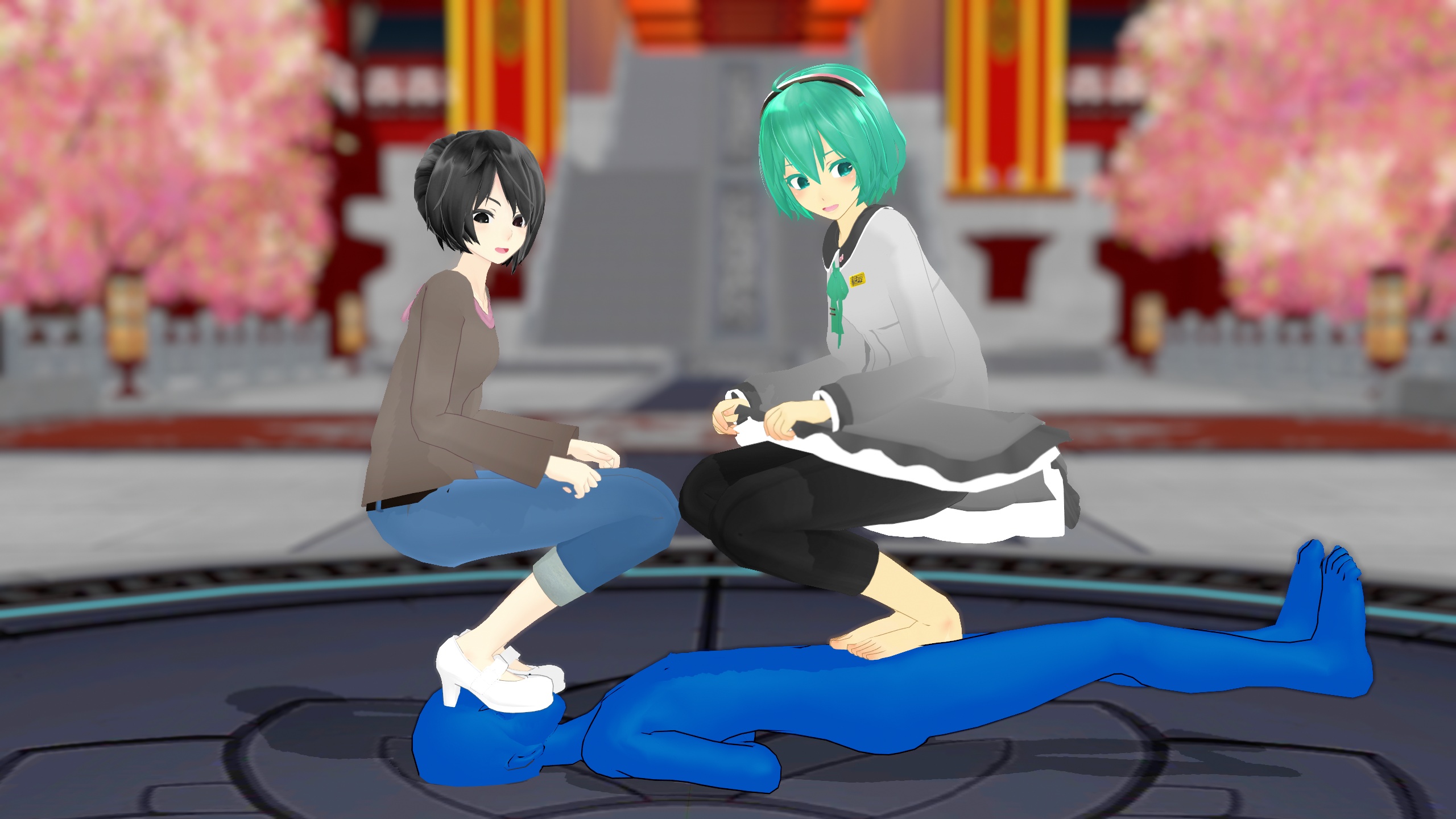 MMD Pose Trample 1 [DL] by Hotaru7MMD on DeviantArt