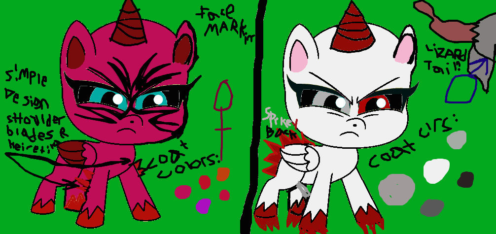 Red Claw Pony Ref sheet by JamesKWolfen on DeviantArt