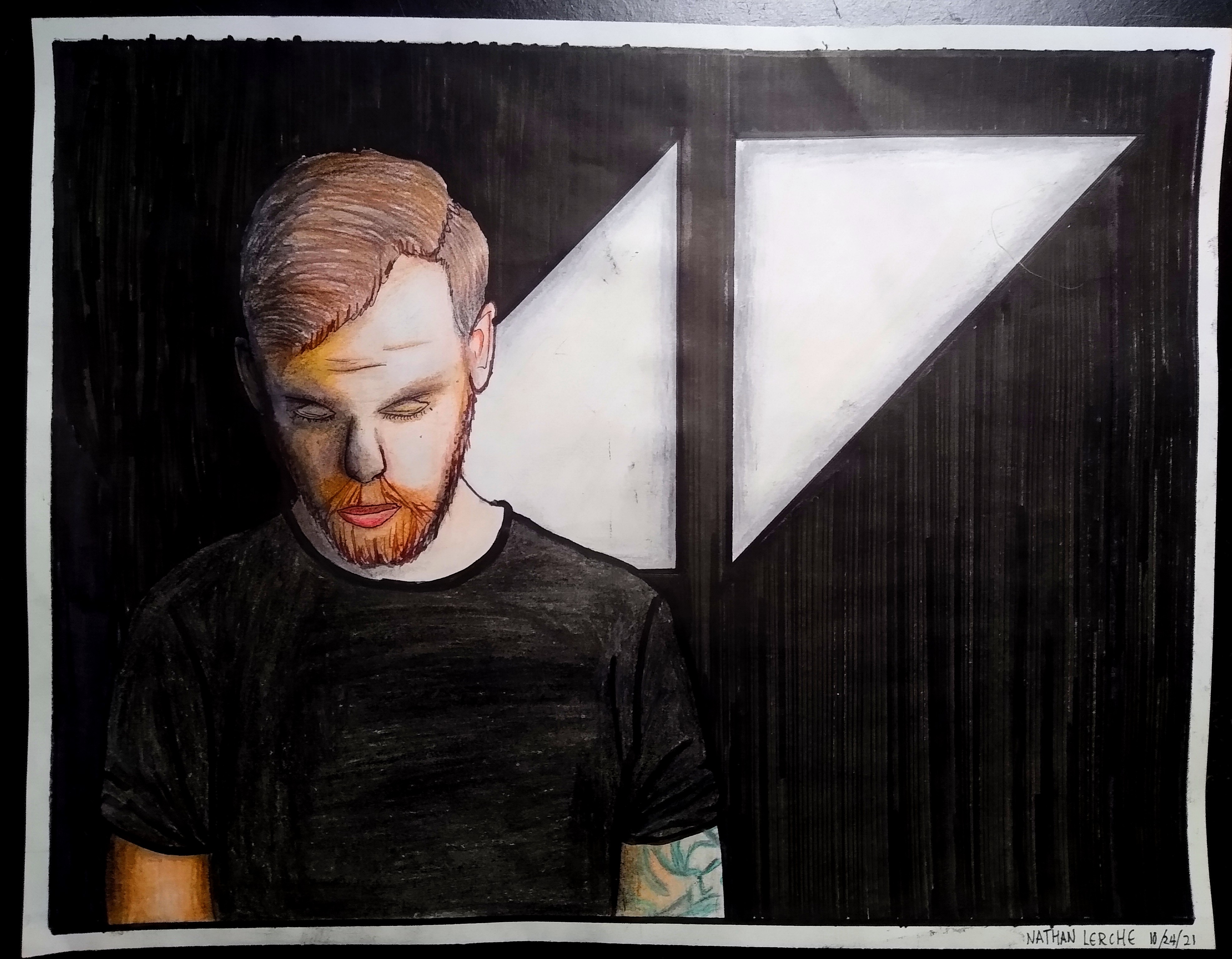 Avicii tribute portrait by SilverBolt95 on DeviantArt