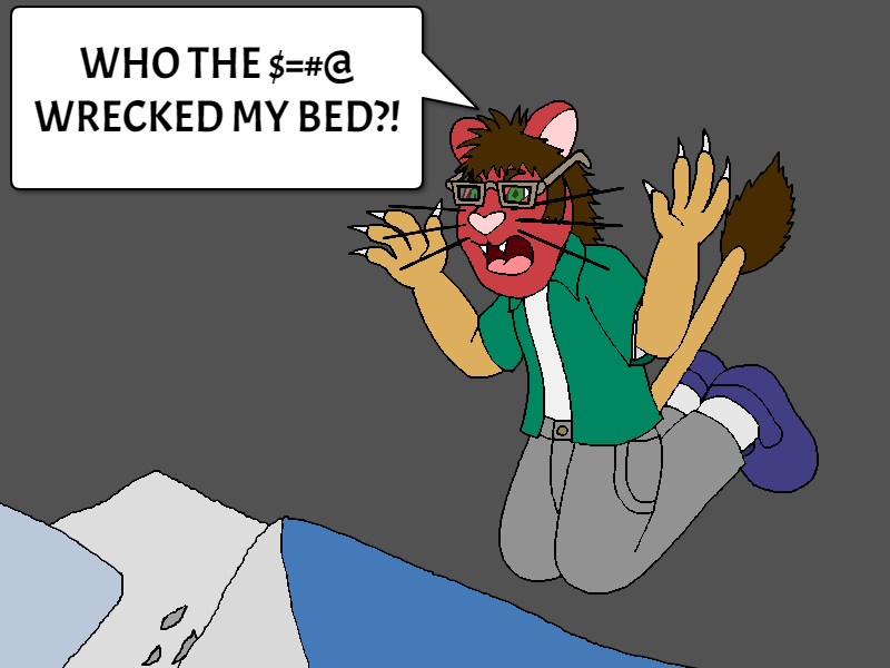 Teen Ricky Enraged over Wrecked Bed by KBAFourthtime on DeviantArt