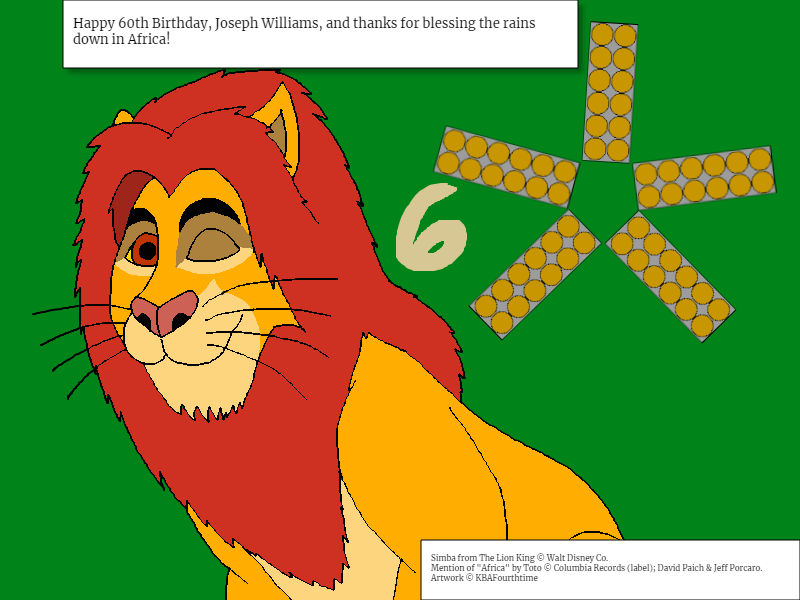Adult Simba for Joseph Williams (Two Days Early) by KBAFourthtime on ...