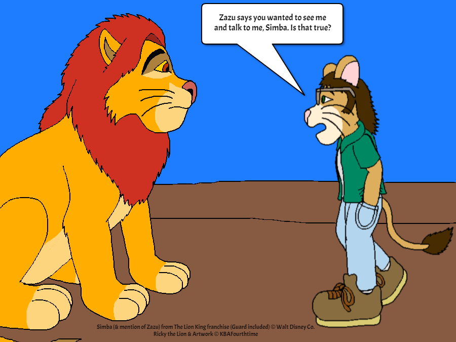 Simba and Teen Ricky on Summit by KBAFourthtime on DeviantArt