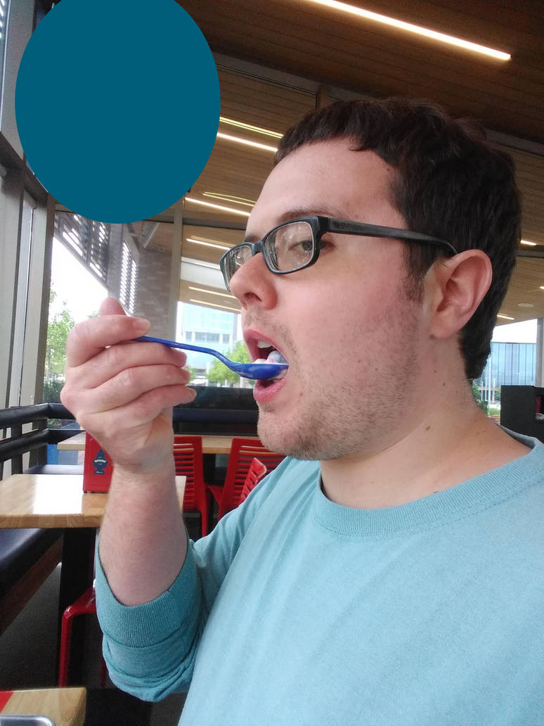 Me Eating Frozen Custard by KBAFourthtime on DeviantArt