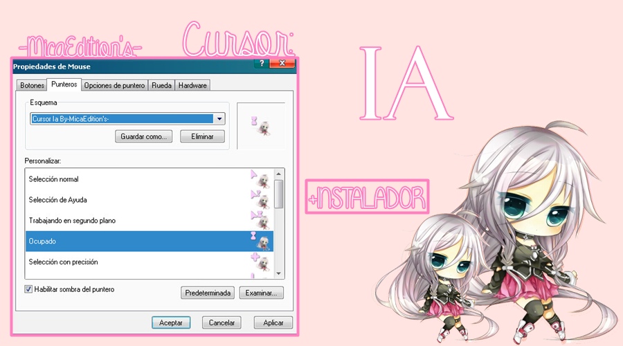 Cursor Ia+ Instalador(-MicaEdition's-) by MicaEditionsSs on DeviantArt