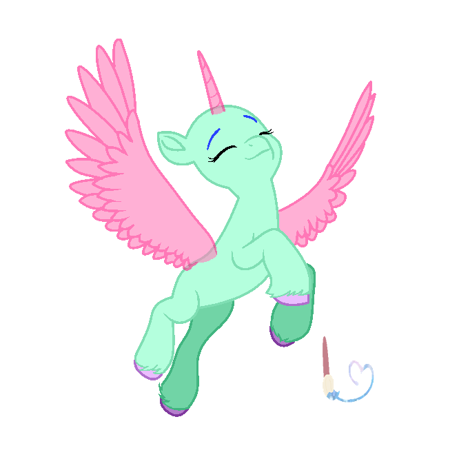Flying Alicorn by GalPaint on DeviantArt