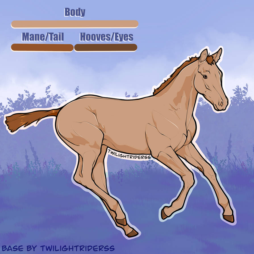 WB Foal Base PTU by twilightriders on DeviantArt