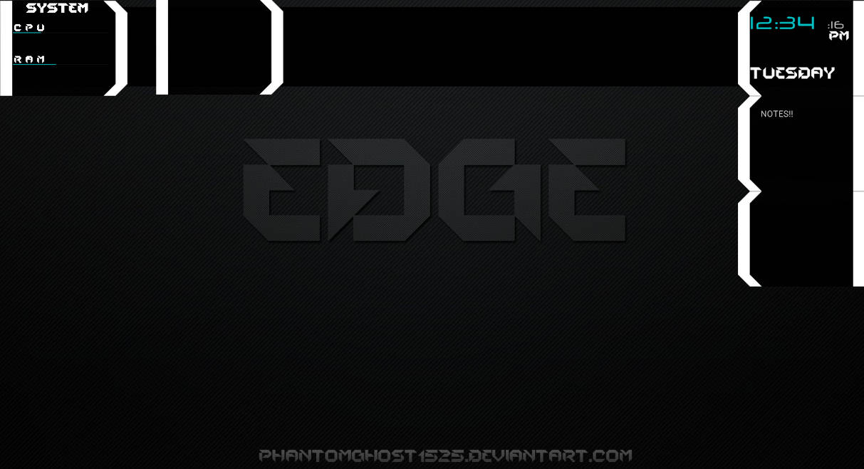 Edge Rainmeter Skins by phantomghost1525 on DeviantArt