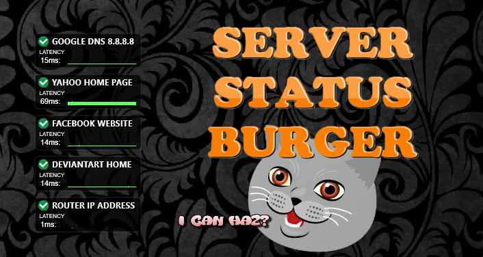 Server Status Burger 1.0.0 by Fu3lman on DeviantArt