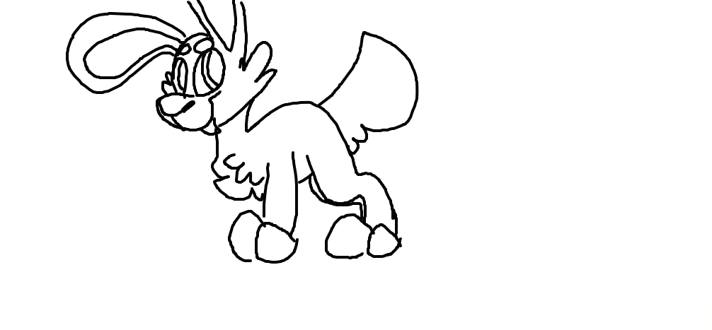 Sabertooth Bunny Wolf base by TigerPawss on DeviantArt