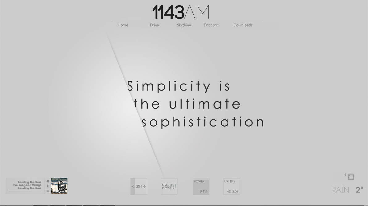 Less Is More - Laptop theme 1.3 by SebHolm91 on DeviantArt