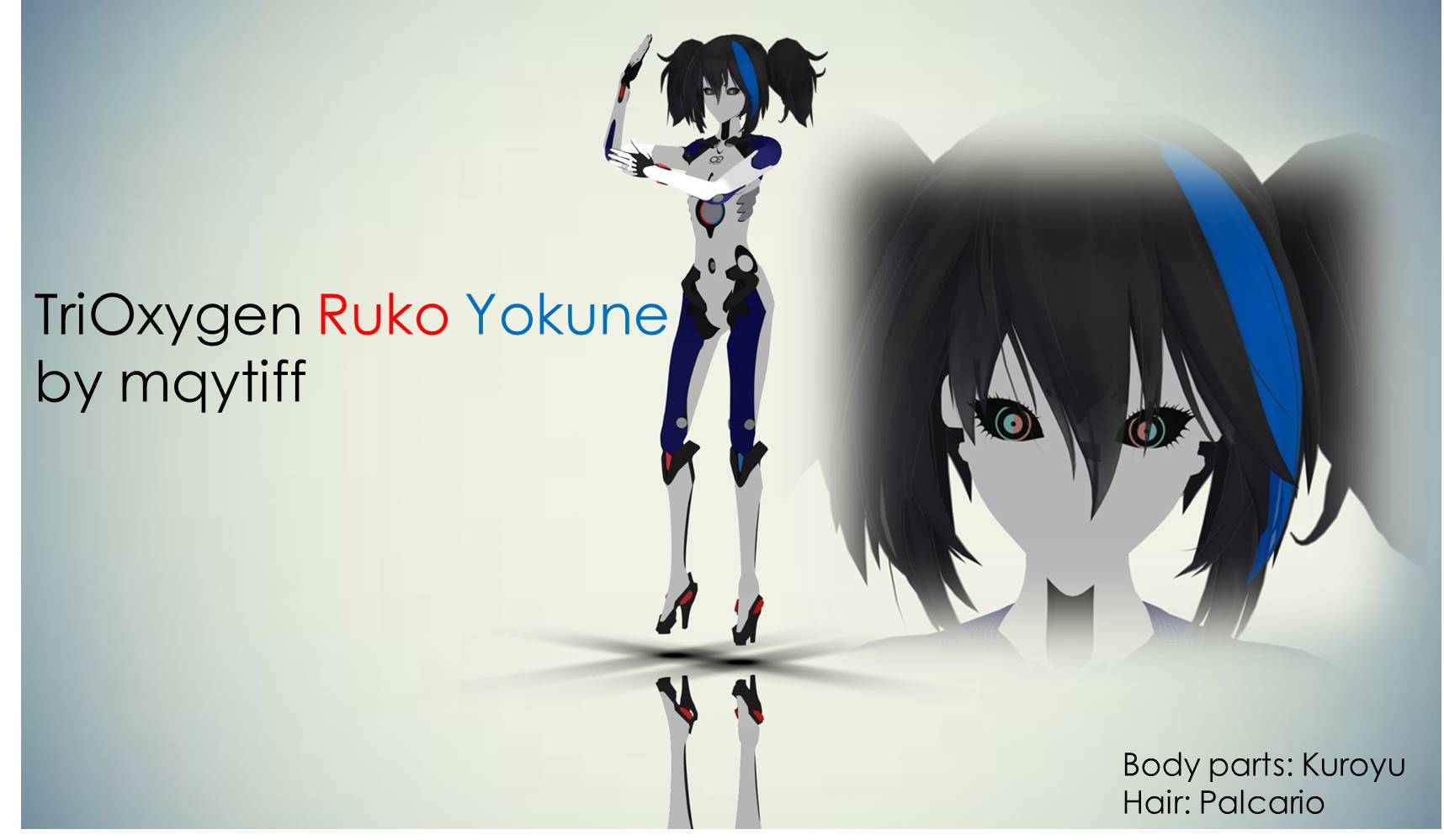 Tri-Oxygen Ruko Yokune Model (No Download) by mqytiff on DeviantArt