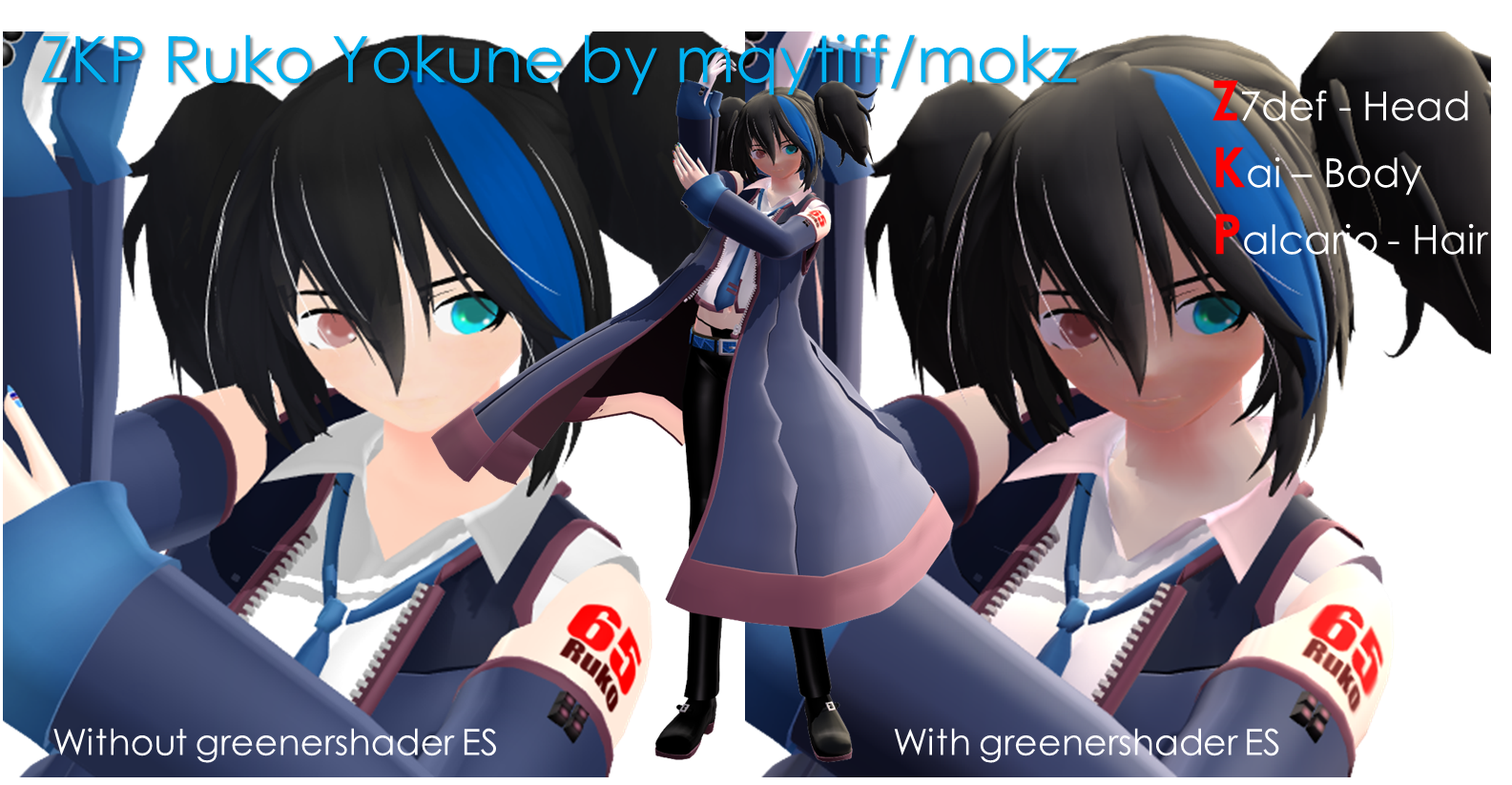 ZKP Ruko Yokune Model (No Download) by mqytiff on DeviantArt