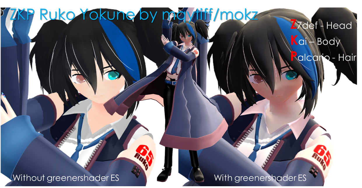 ZKP Ruko Yokune Model (No Download) by mqytiff on DeviantArt